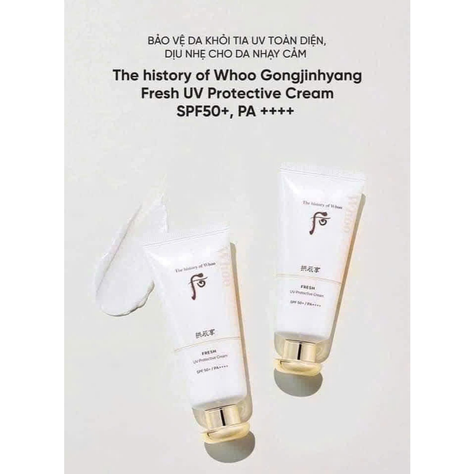 Whoo Fresh Sun Cream SPF 50+/PA+++ 60ml | Shopee Malaysia