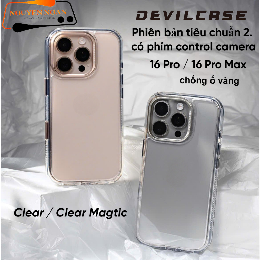 [Genuine Control Button] Devilcase Clear iPhone 16 Pro /16 Pro Max Standard Version 2 case does ...