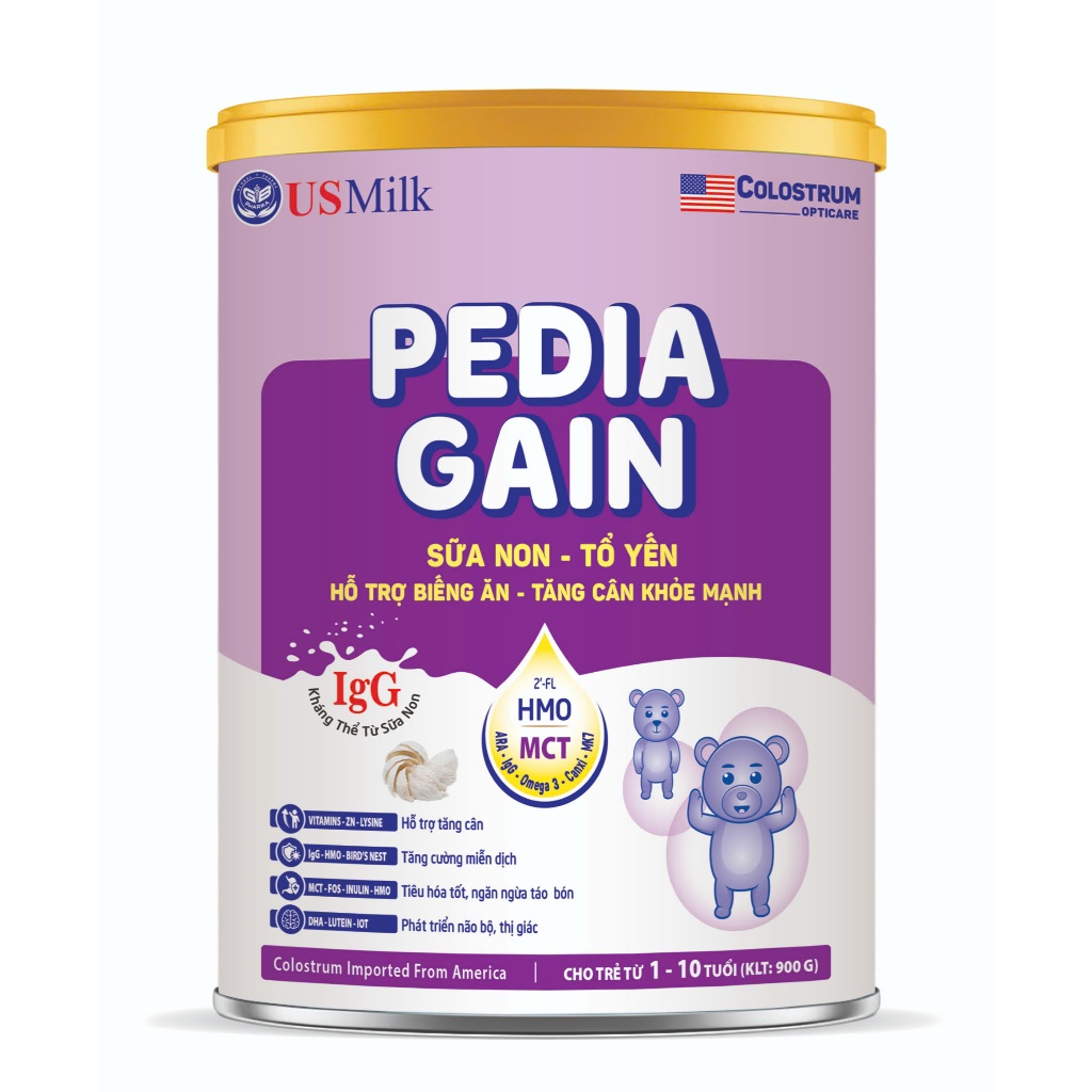 Colostrum Opticare Pedia Gain Powdered Milk 900g supports baby's weight ...