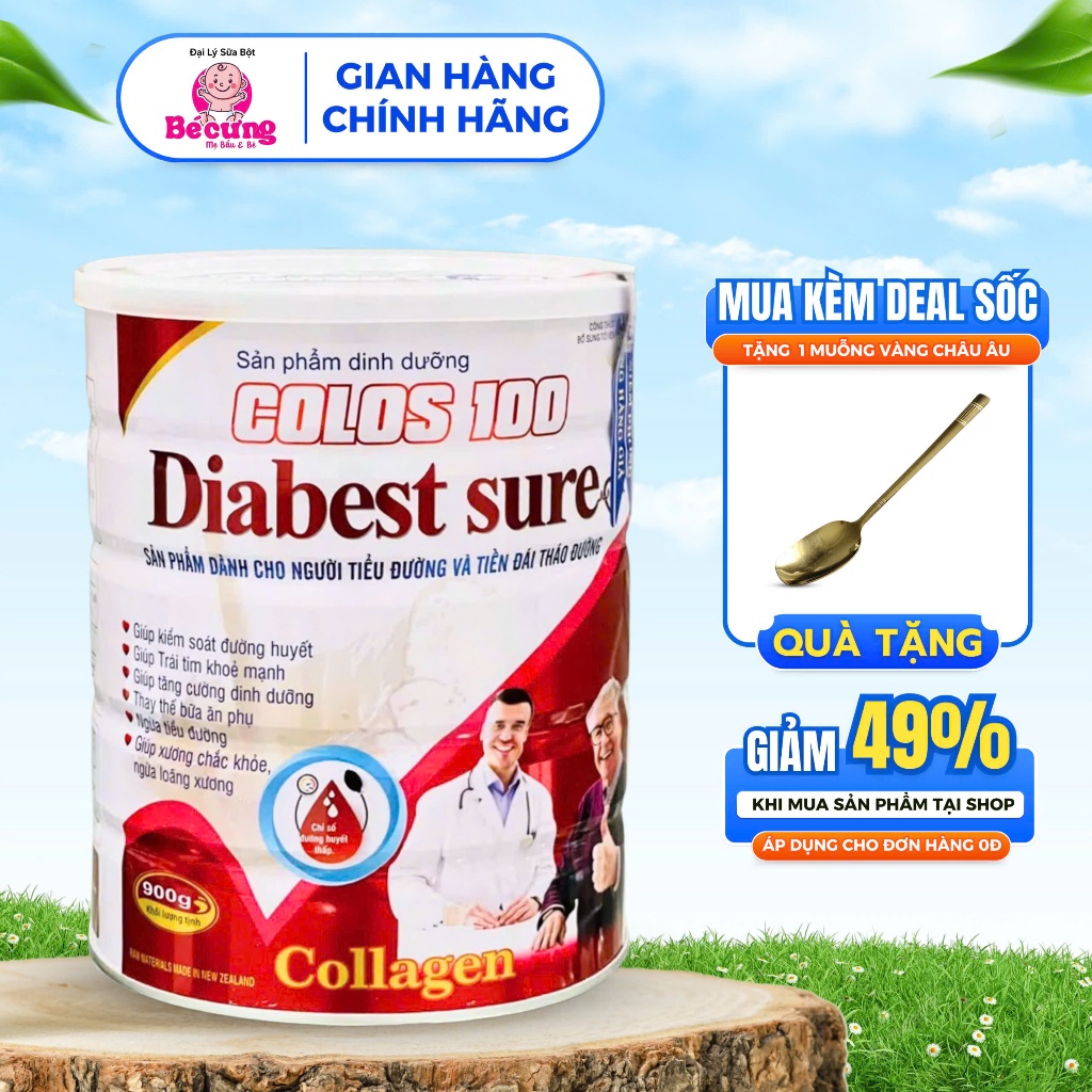 Colos 100 Diabest sure Diabetic Milk 900g | Shopee Malaysia