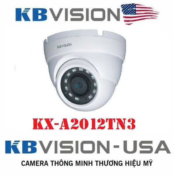 Kbvision KX-A2012TN3 2.0 Megapixel Infrared Dome IP Camera | Shopee ...