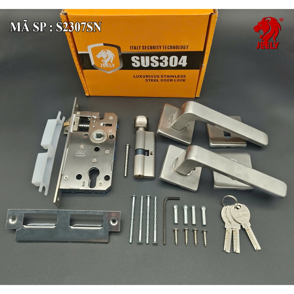 [NEW Model] JEELY 200mm DIVISION LOCK - HANDLE LOCK for wooden doors ...