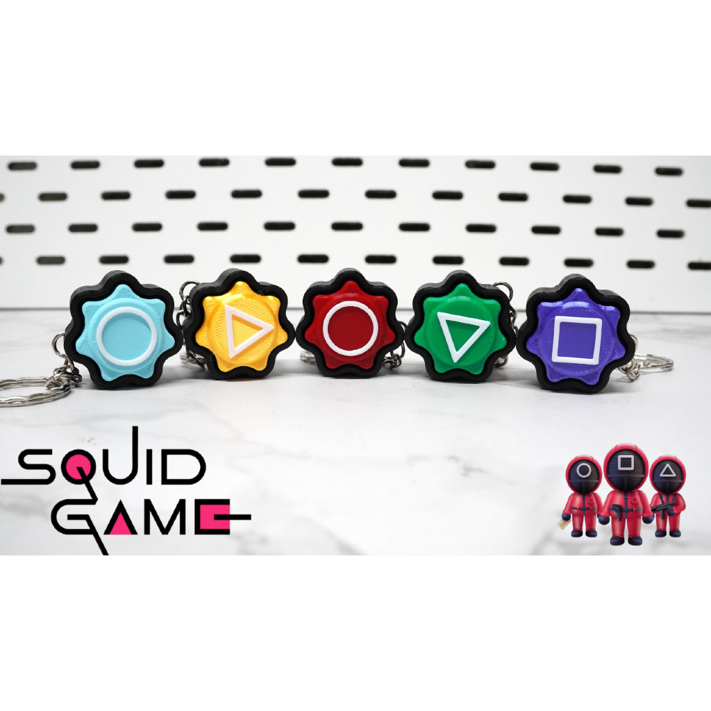 Clicker 2-use toy + GongGi keychain in Squid Game 2 Squid Game | Shopee ...