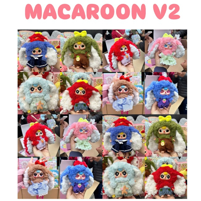 [ 100% GENUINE ] - MCR V2 - BLINDBOX BABY THREE MACAROON V2 WITH CUTE ...