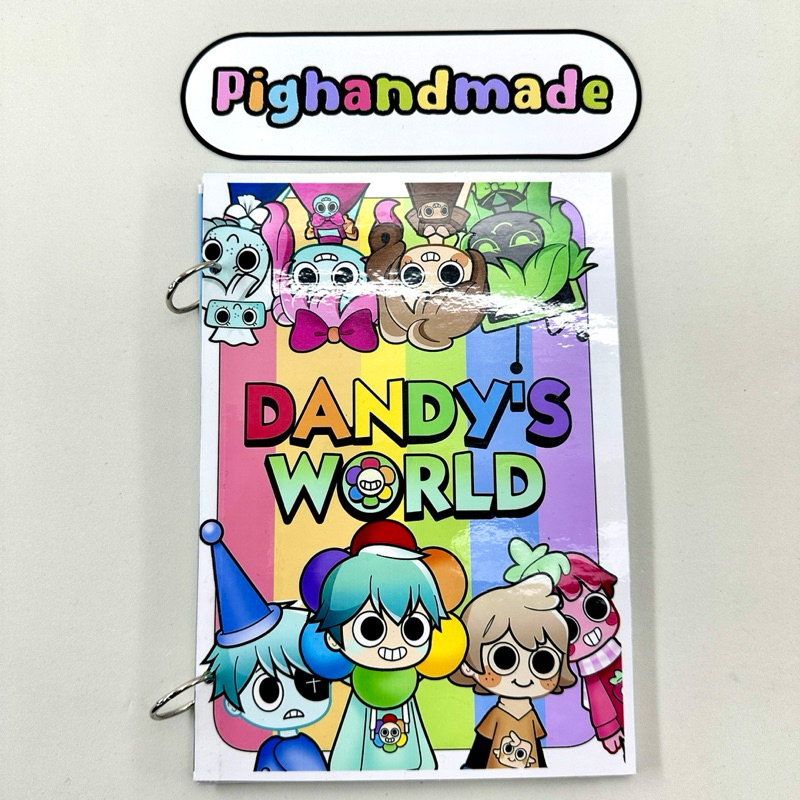 Dandy's World Gacha doll peel-and-stick toy with 7 characters - Paper ...