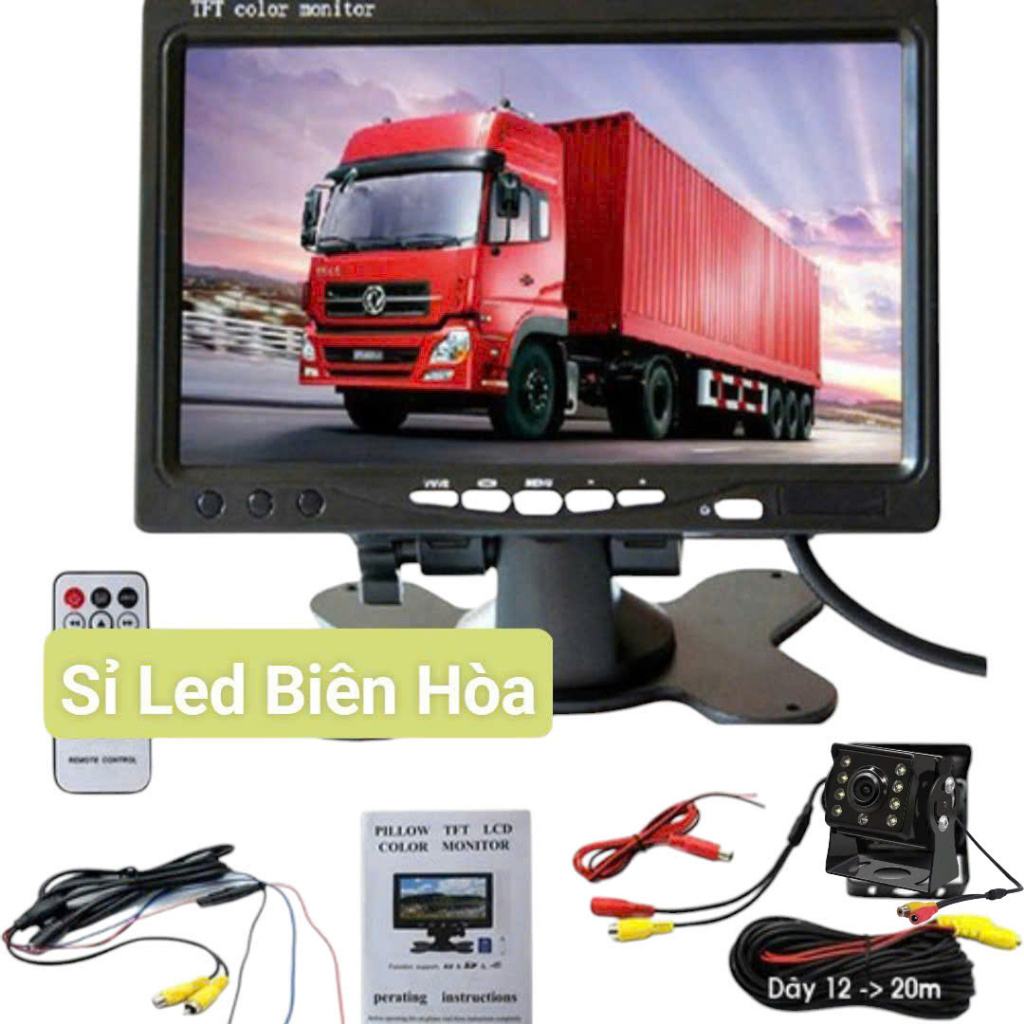 24v truck reversing camera set with 7 inch screen and 12 meter cord ...