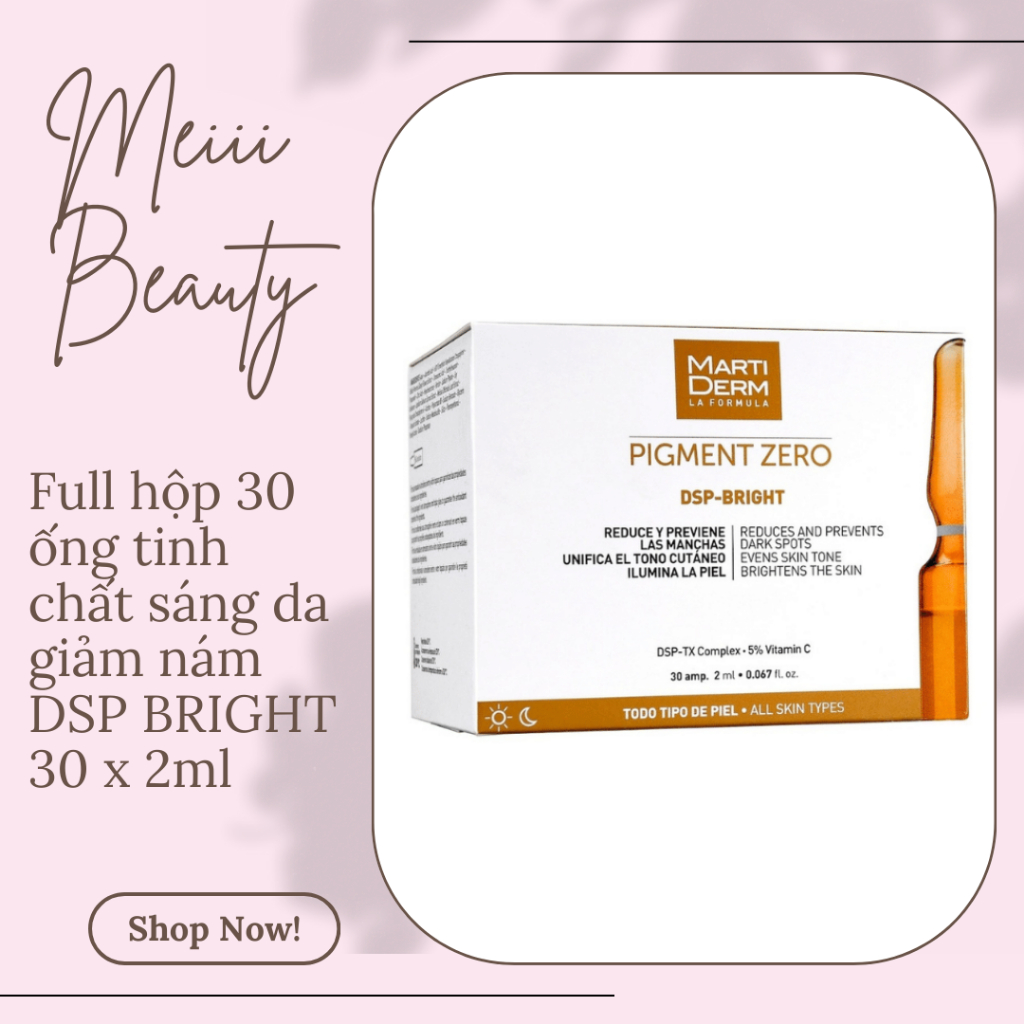 Full box of 30 tubes of DSP BRIGHT skin brightening and melasma ...