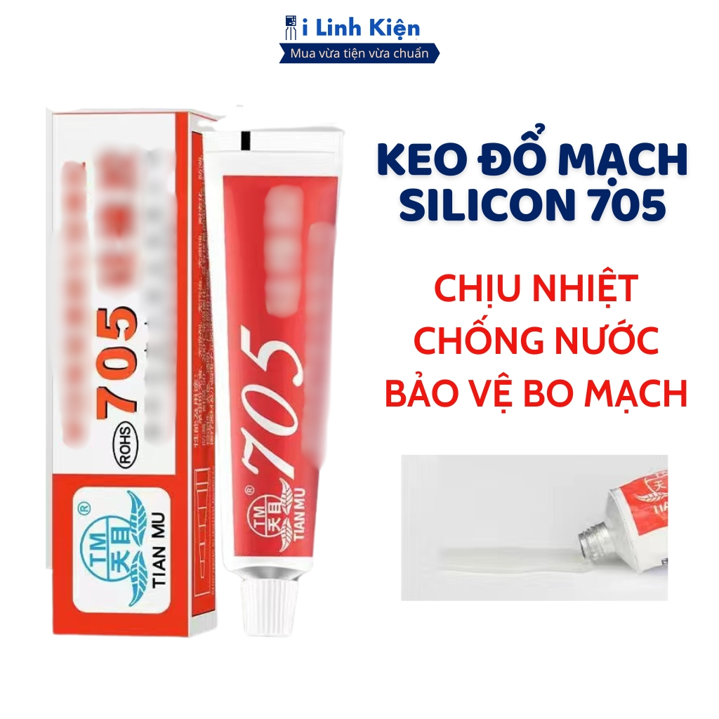 Transparent 705 glue protects genuine ilinhkien moisture-proof circuit ...