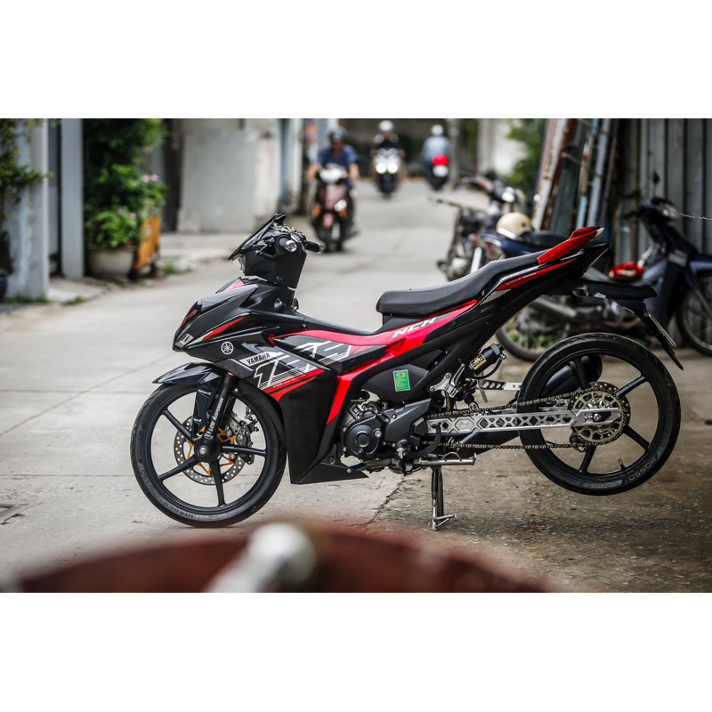 Exciter 155 stamp model V2 2024 Black Red Chrome | Shopee Malaysia