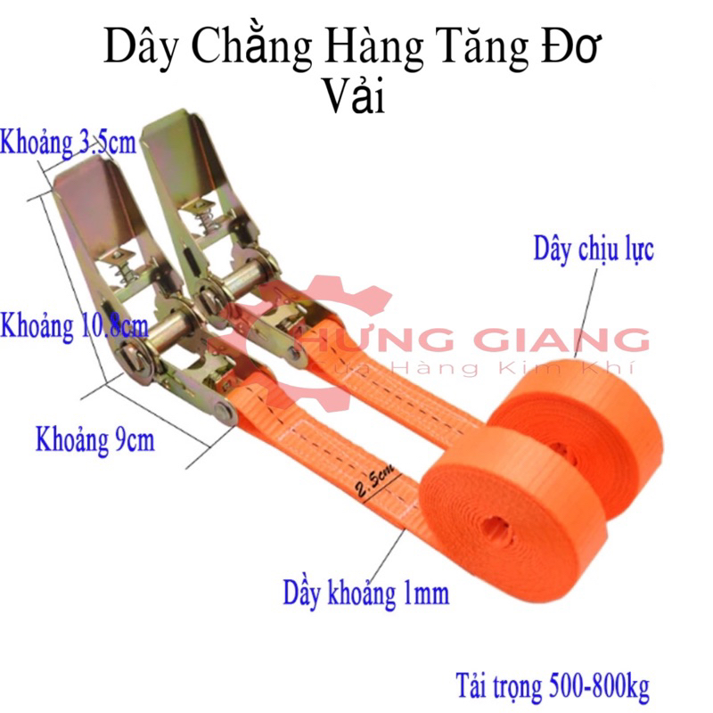 Full Cargo Lashing Rope Version 25 Length 3M,4M,5M,6M load capacity 500 ...