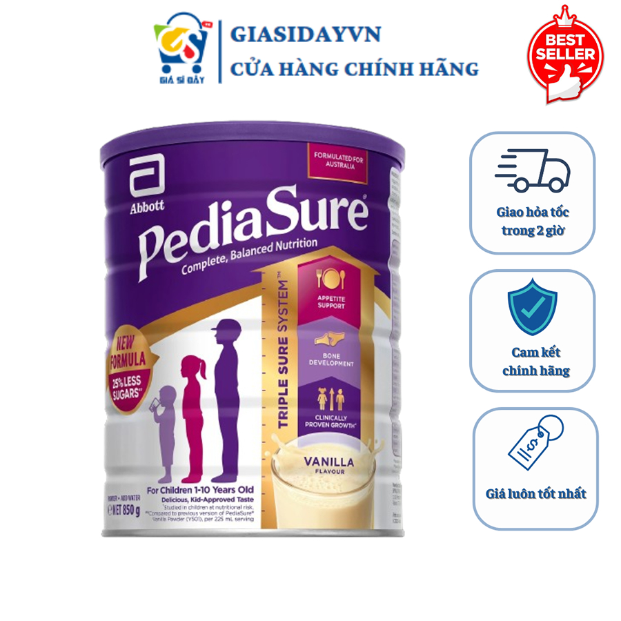 [HSD 9.2027] PediaSure Australian Milk Vanilla Purple Cap - Formula ...