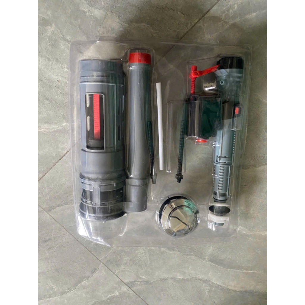 Premium 2-Button One-Piece Toilet Flush Set TI0508 | Shopee Malaysia