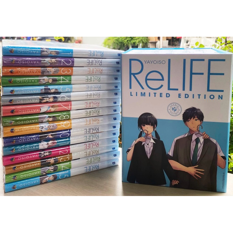 Relife 1-15 complete Boxset box with first print and accessories | Shopee Malaysia