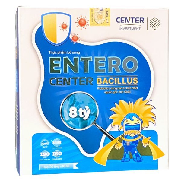 Entero Center Bacillus - Probiotic supplement, used for people with ...