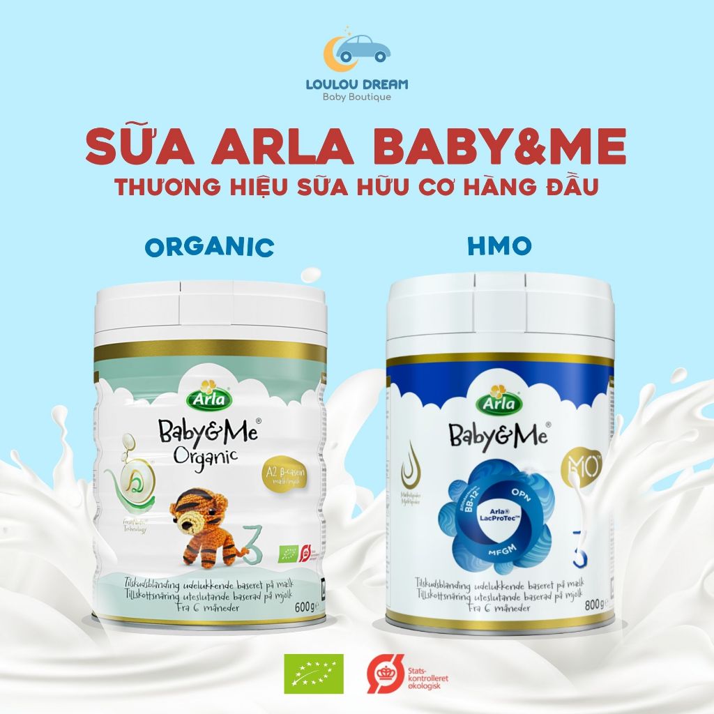 Arla Organic Baby&Me powdered milk contains HMO with enough numbers 1,2 ...