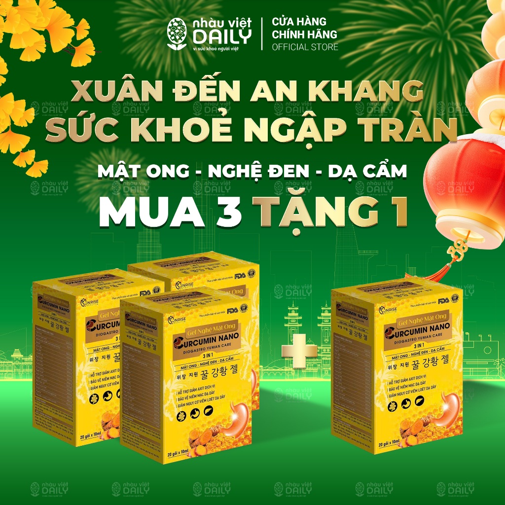 Nano Curcumin Turmeric Honey Gel - Solution for a Healthy Stomach (Box of 20 Packs) | Shopee ...