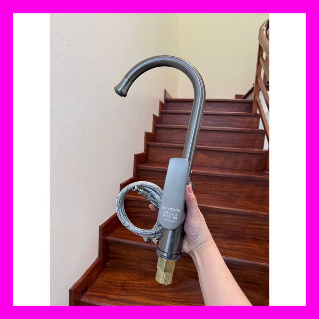 2-way sink faucet, Japanese domestic product, Okayamachi brand, made in ...