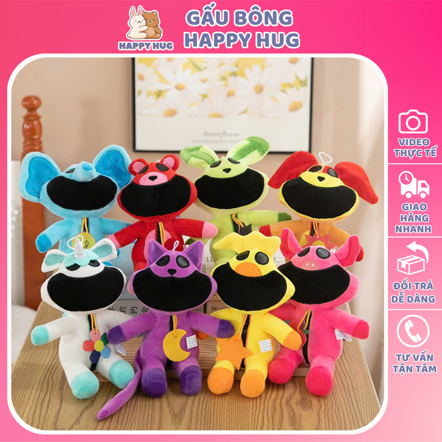 Poppy Playtime 2024 Chapter 3 CatNap v Smiling Critters teddy bear size ...
