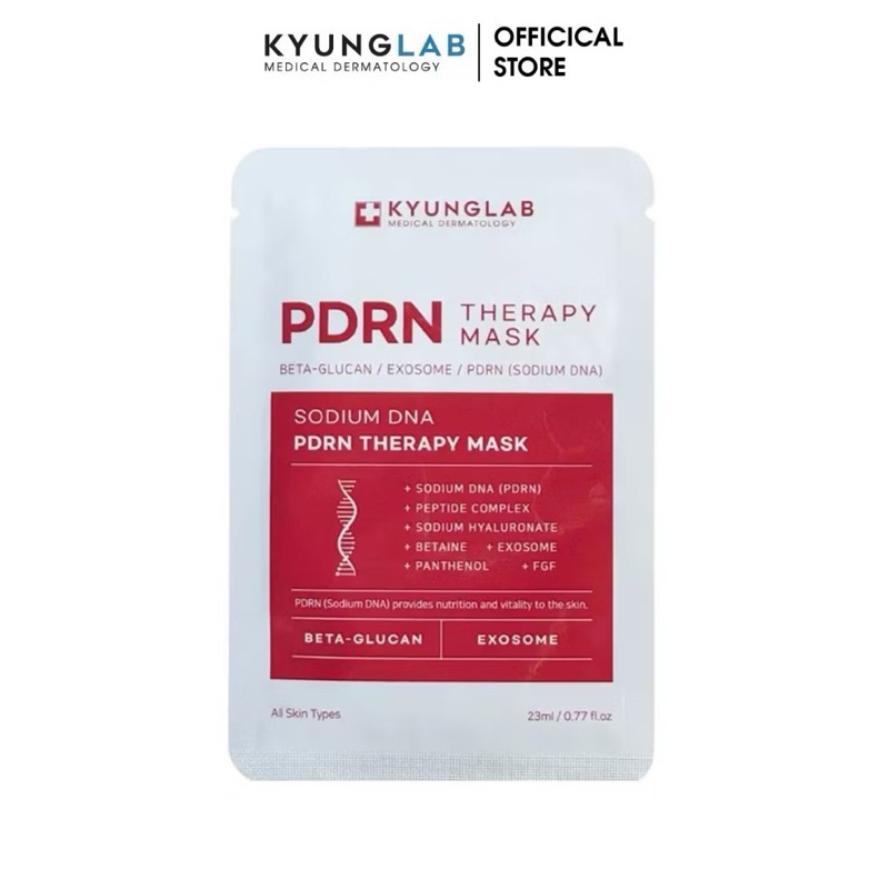 Set of 10 KyungLab PDRN moisturizing masks to restore and prevent skin ...
