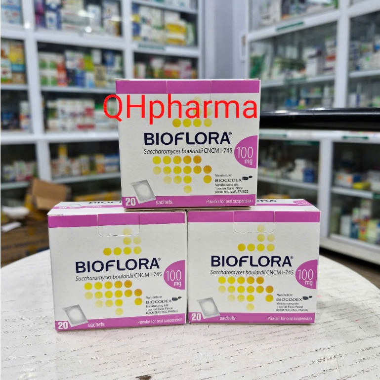 (Genuine) Bioflora probiotic 100mg box of 20 packs helps stabilize digestive microflora | Shopee ...