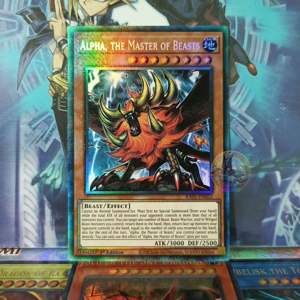 Alpha, the Master of Beasts – RA01-EN022 – Prismatic Collector's Rare ...