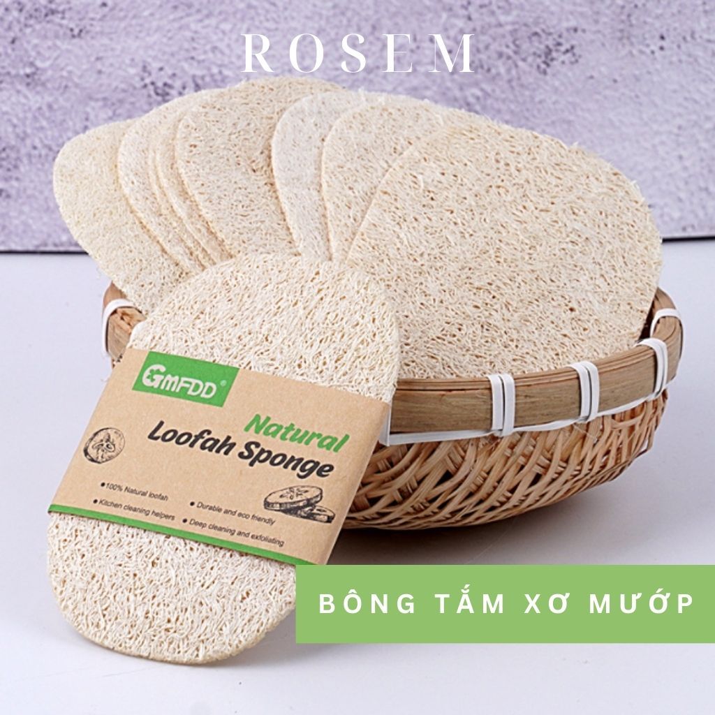 Pre-pressed Natural Loofah Bath Foam (Expands when exposed To water ...