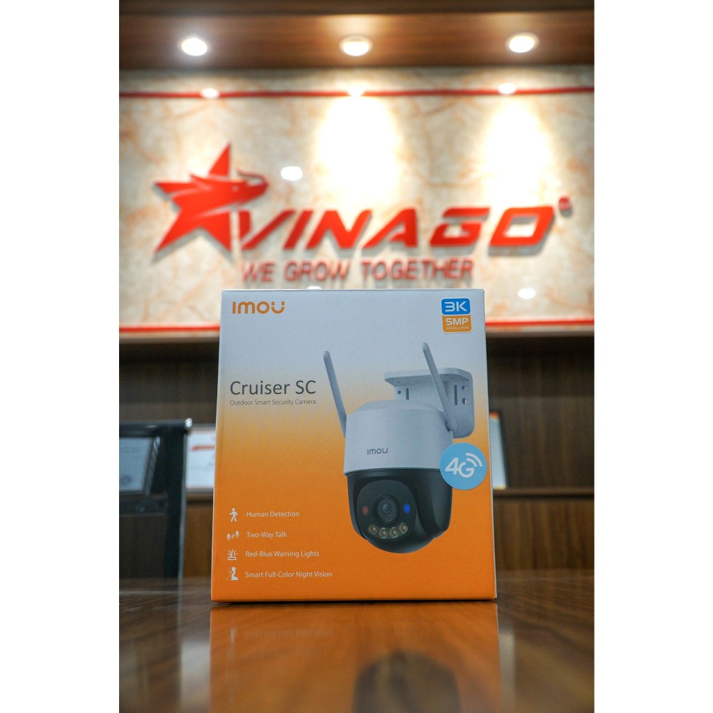 Imou Cruiser SC K7FP Wifi Camera 3MP/5MP, 360 degree rotation, red and ...