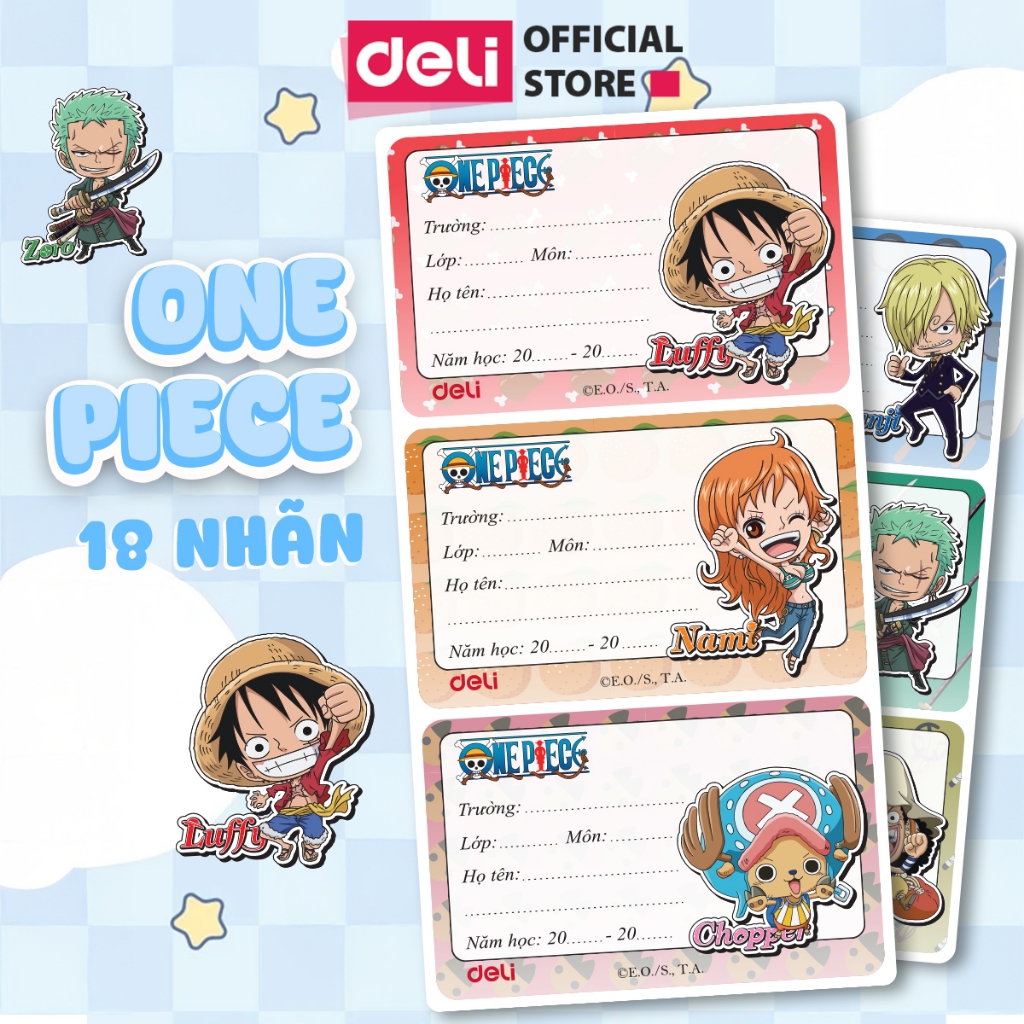 Deli One Piece Student Notebook Labels - Does Not Leave Glue Marks When ...
