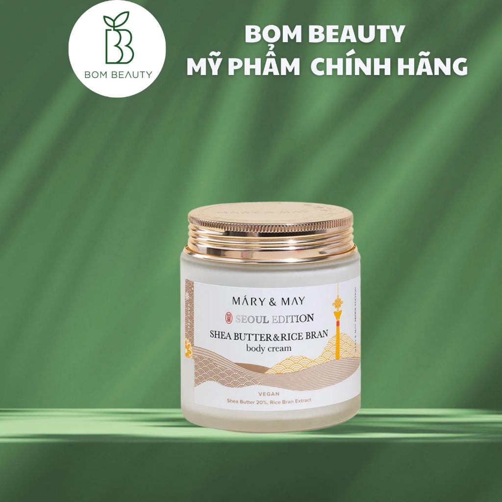 Body Mary&May Shea Butter & Rice Bran Body Cream 250ml | Shopee Malaysia