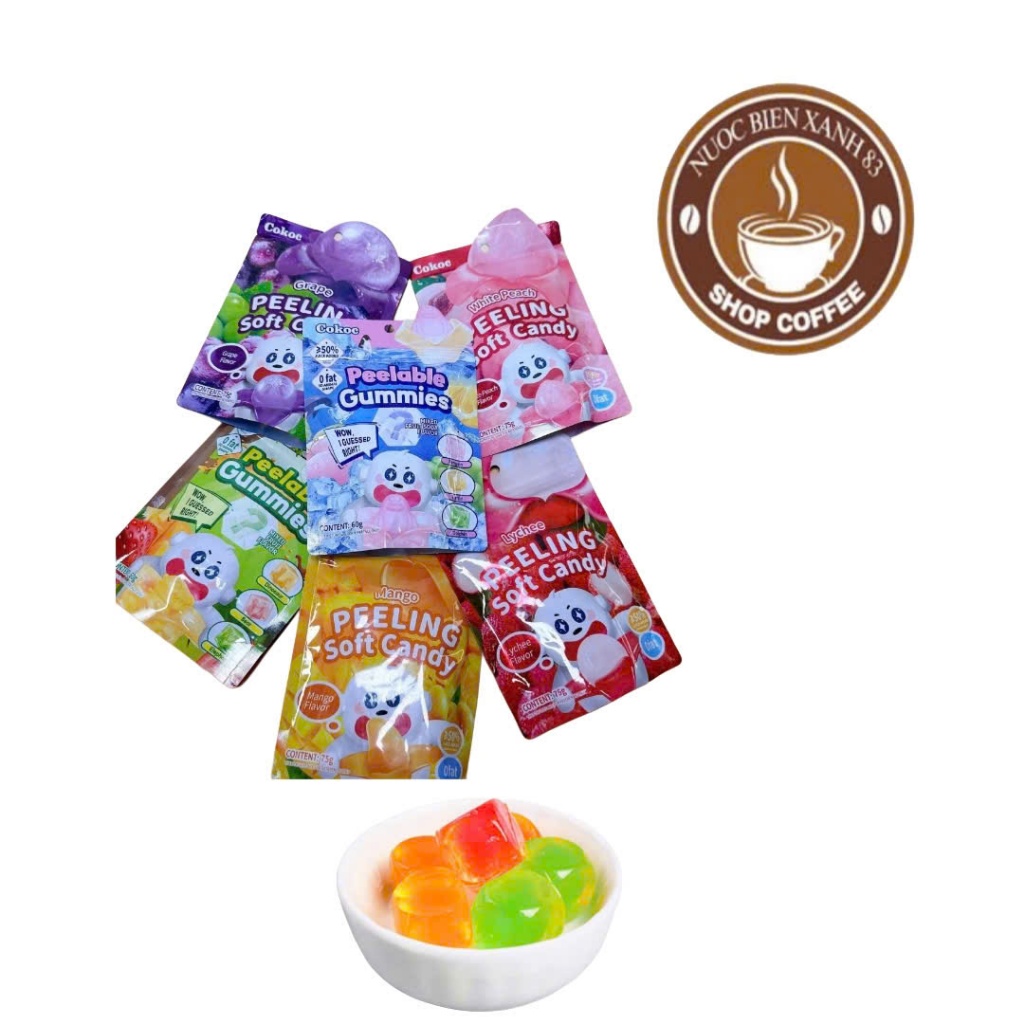 Super Hot Peeled Fruit Flavored Gummy Candy 1 pack of 75gr | Shopee ...