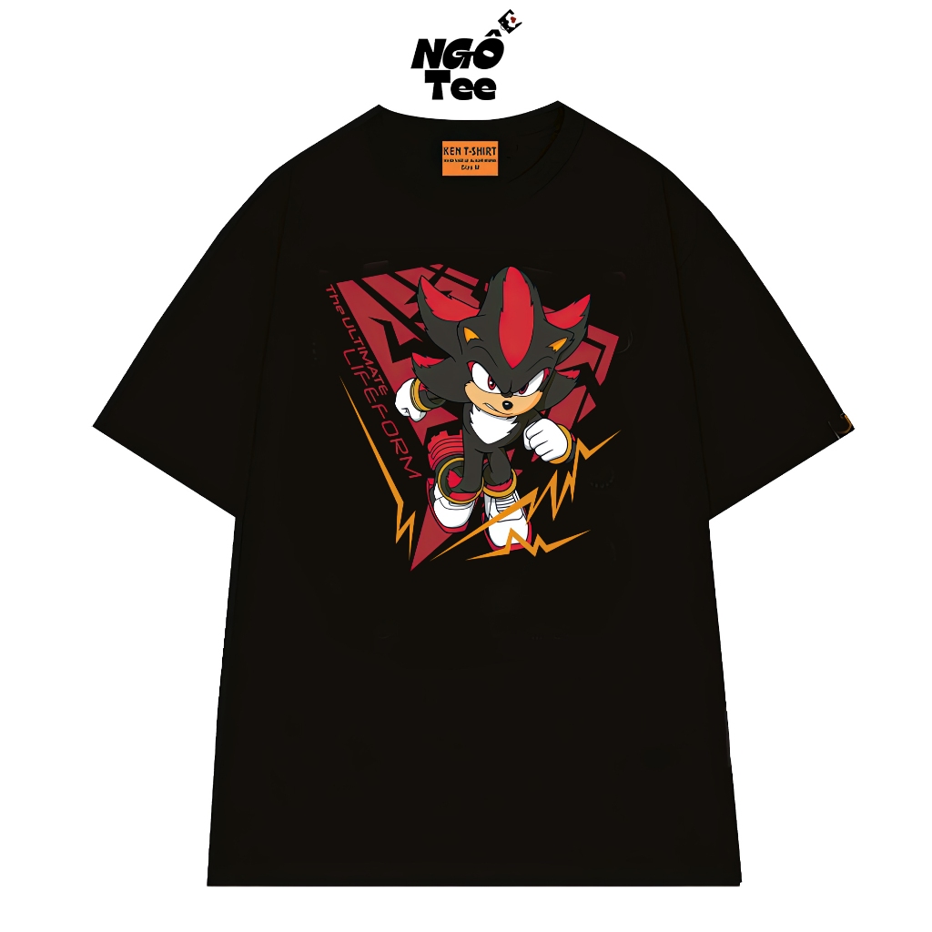 Stupid TEE Sonic the Hedgehog 3 Hedgehog Shadow Ultimate Status Cotton ...