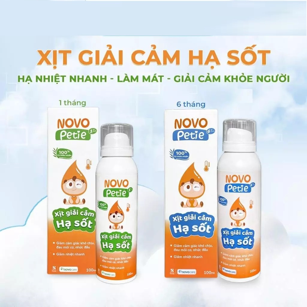 Novocare Novopetie FEVER RELIEF cold relief spray helps cool down ...