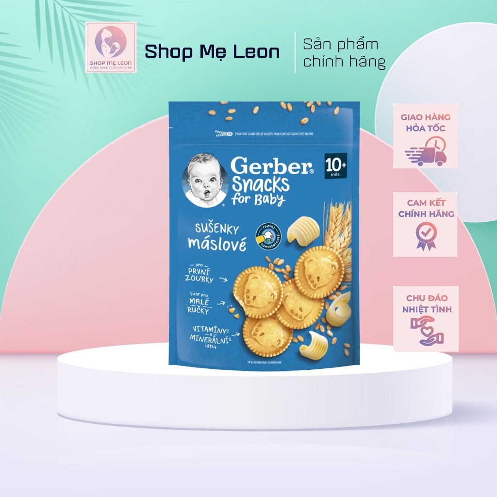 Gerber Snacks butter biscuits for children from 10 months - 180 g pack ...