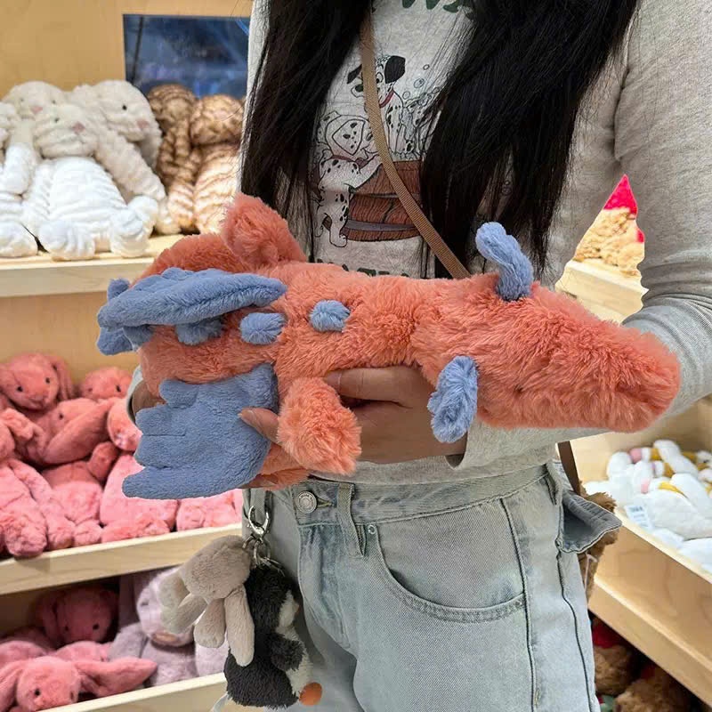 (NEW)JellyCat Large Persimmon Dragon 50cm full Stamp + Tag + Free ...