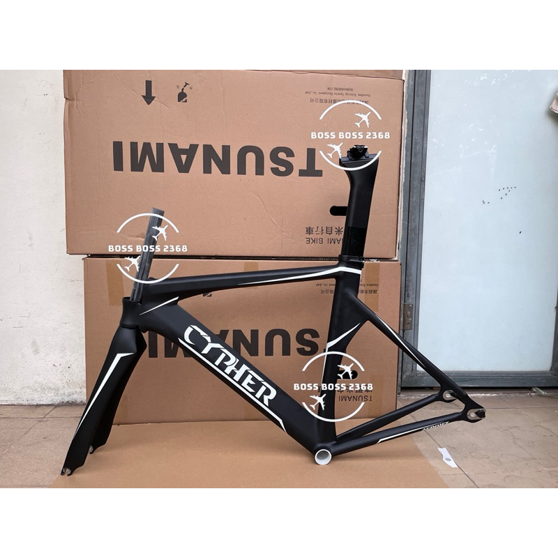 Cypher fixed gear frame (fork + seat post: Carbon) | Shopee Malaysia