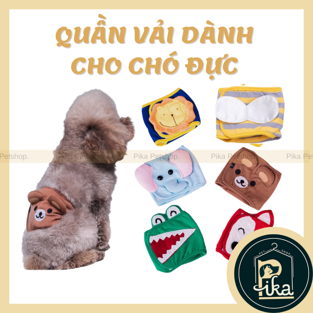 Physiological pants, fabric-wrapped diapers for male dogs (1 PANTS WITH ...