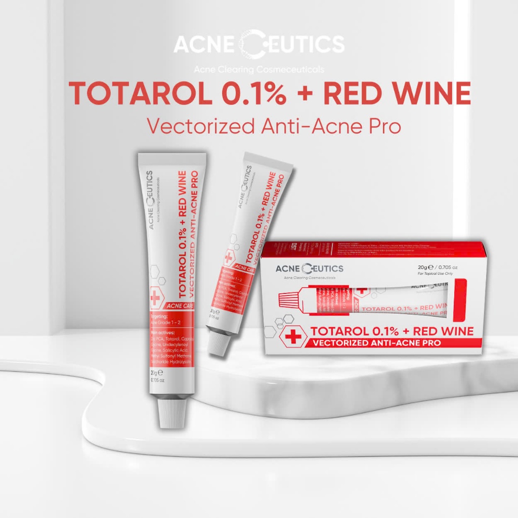 Acneceutics Totarol Acne Gel 0.1% + Red Wine - Helps Reduce Acne ...