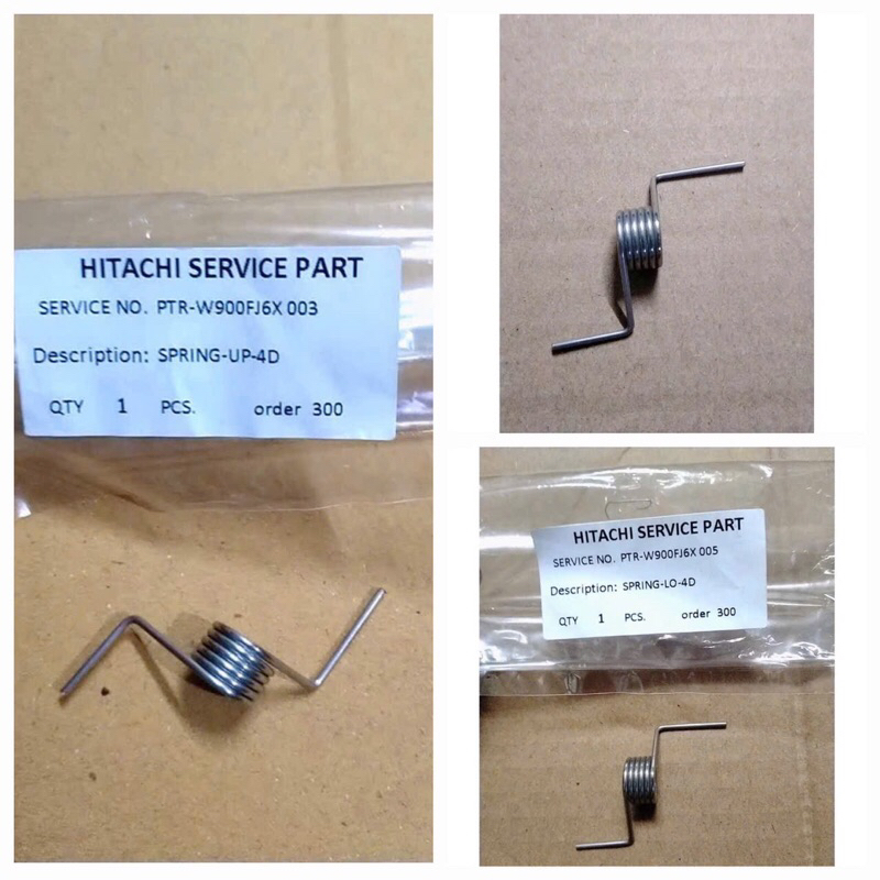 XO Set of 3 springs for brand new Hitachi 4-door refrigerator | Shopee ...
