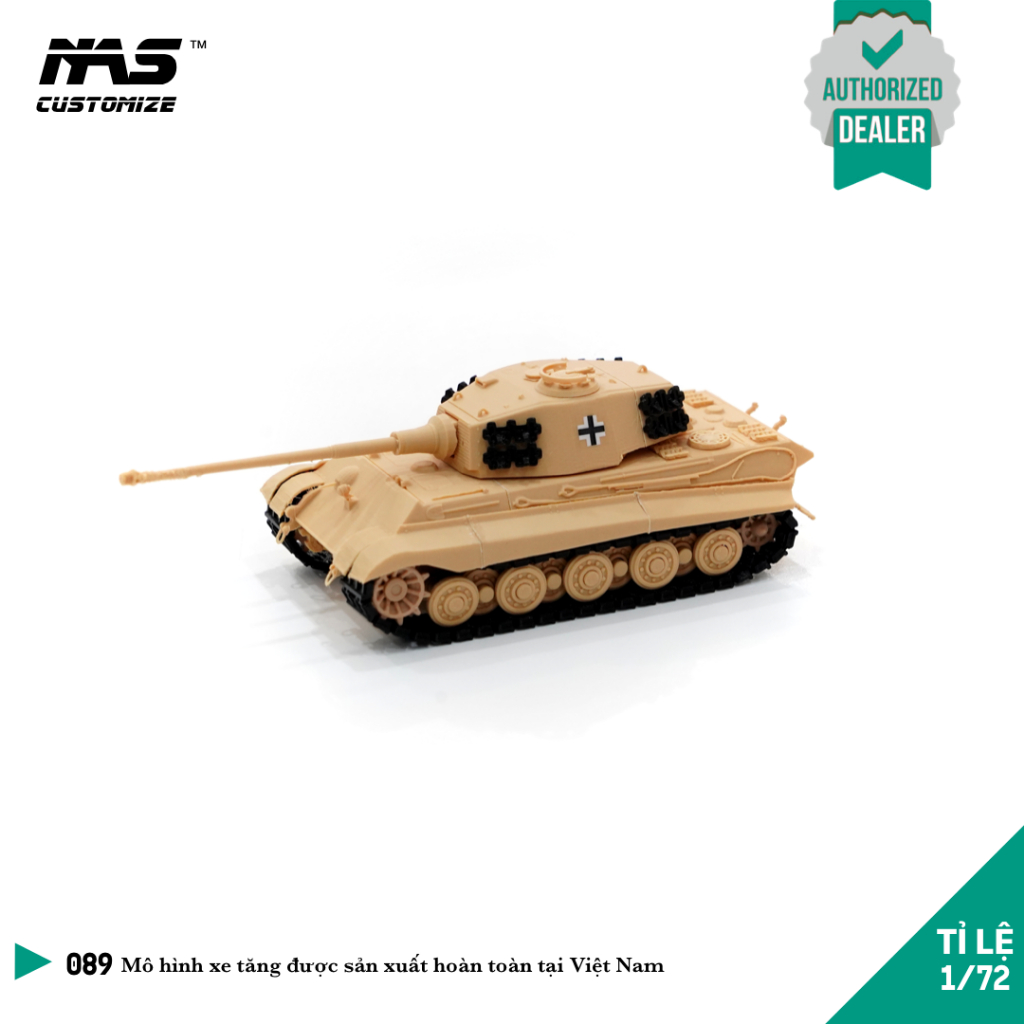 [NAS] King Tiger 1/72 tank assembly model, 1:72 scale King Tiger German ...