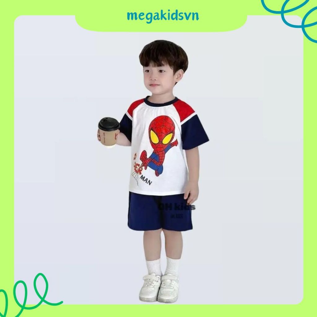 Mega Set Spider-Man Printed Blazer and Cargo Pants for Children Made of ...