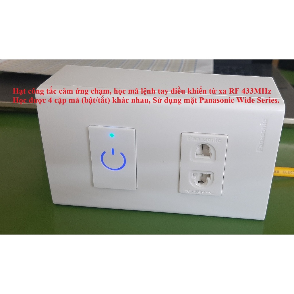 Touch Smart Switch Bead & Remote Control by RF Remote 433 MHz ...