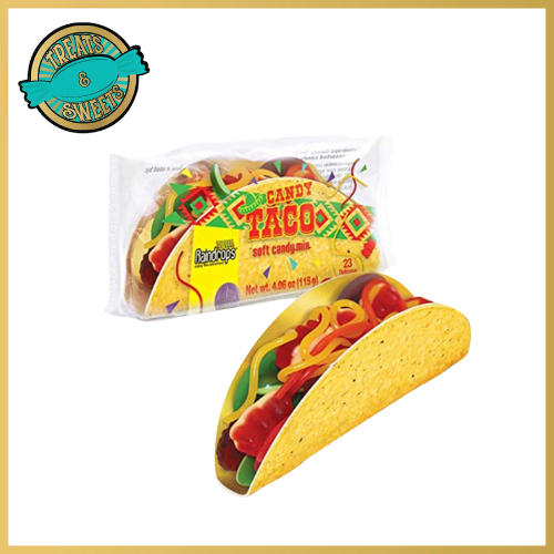 Taco Gummy Candy/ T&S Raindrops Mini Taco 50g | Shopee Malaysia