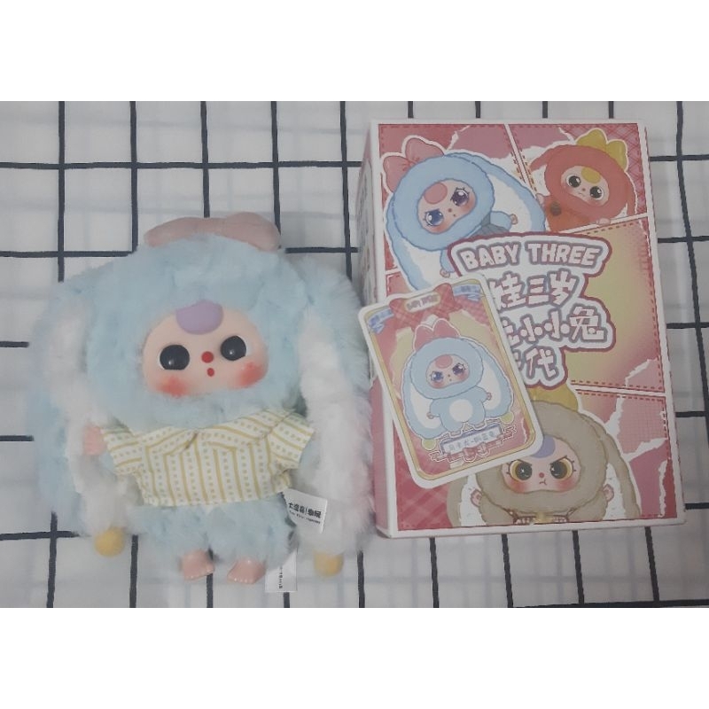 [SOLD Out] Baby three Macaron V2 Light blue (with box and card ...