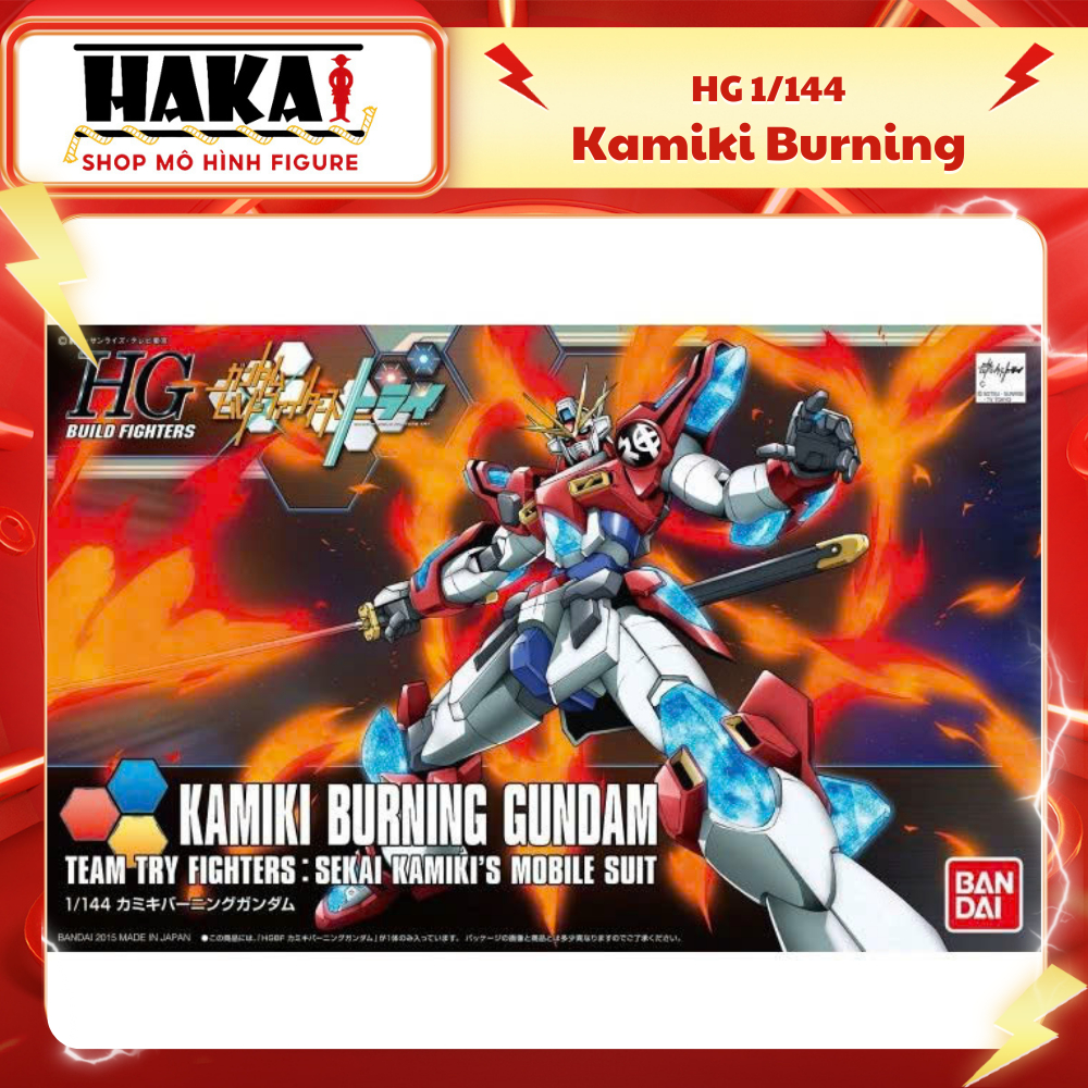 Gundam HG 1/144 Kamiki Burning Assembly Model - Hakai Shop Figure Model ...