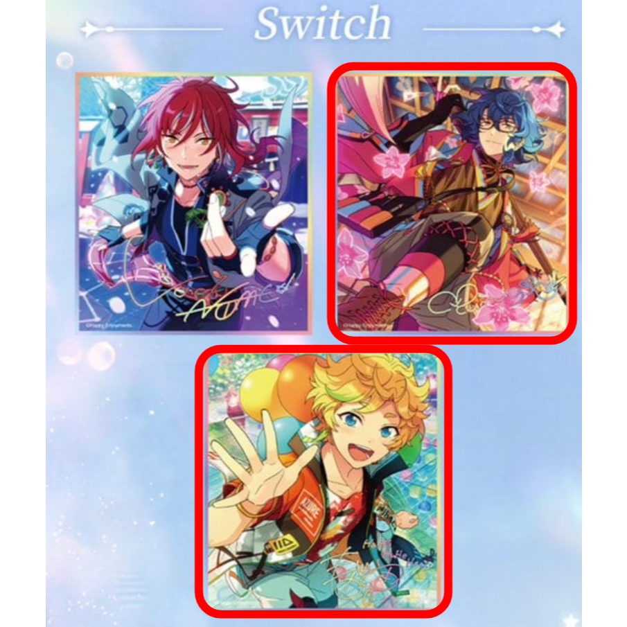 Shikishi Chinese Switch Official Ensemble Stars!! - Enstars | Shopee ...