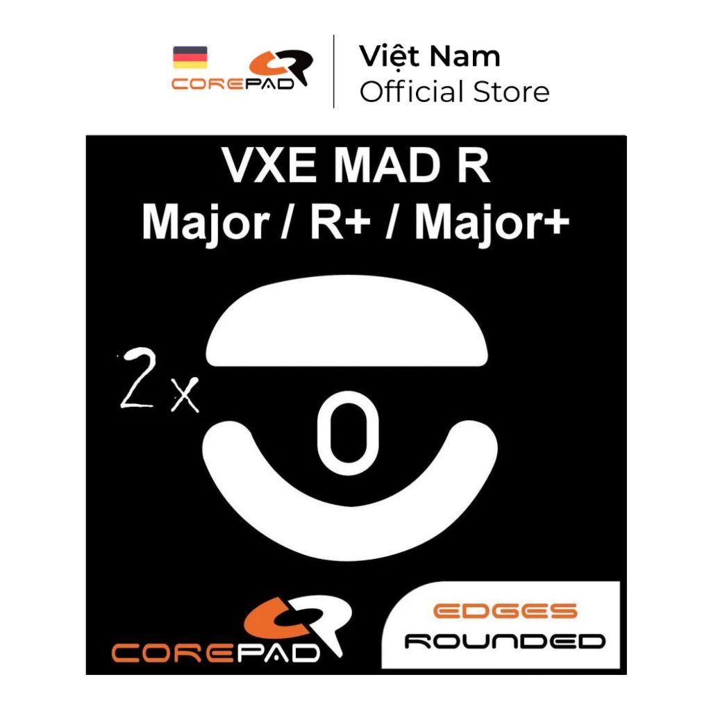 Ptfe Corepad Skatez PRO Mouse Feet VXE MAD R / VXE MAD R+ / VXE MAD Major / VXE MAD Major+ (2 ...