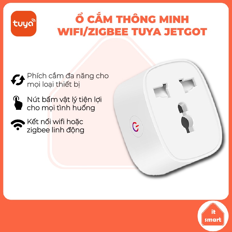Tuya Jetgot 16A wifi/zigbee smart socket, power consumption measuring socket, timer socket ...