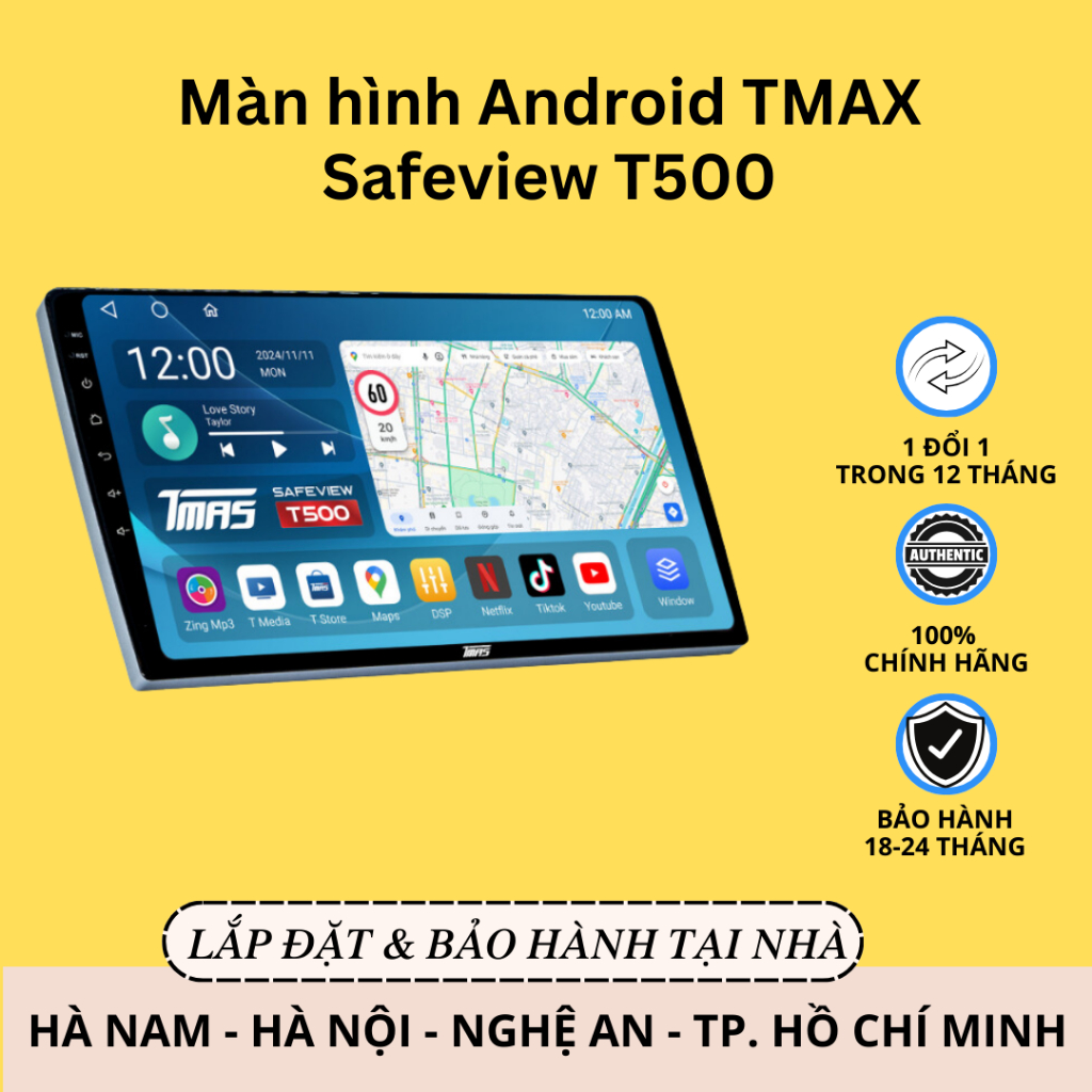 Tmax Safeview T500 Android Screen - 9inch / 10inch | Upgrade Driving Experience | Shopee Malaysia