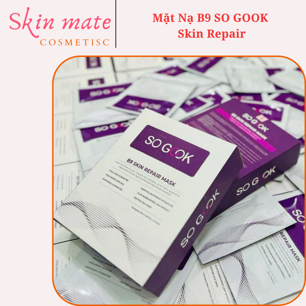 (Full Box of 10 pieces) B9 SO GOOK Skin Repair Mask to Restore ...