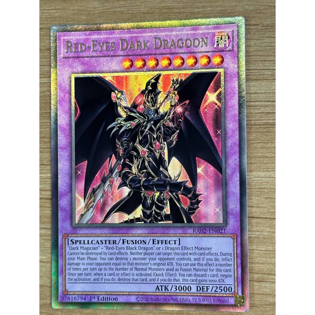 Yugioh Red Eyes Dark Dragoon Ultimate Rare Card | Shopee Malaysia